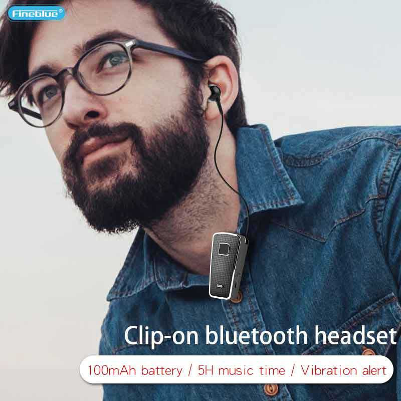 Fineblue F970 Pro Bluetooth Collar clip Business Headphone